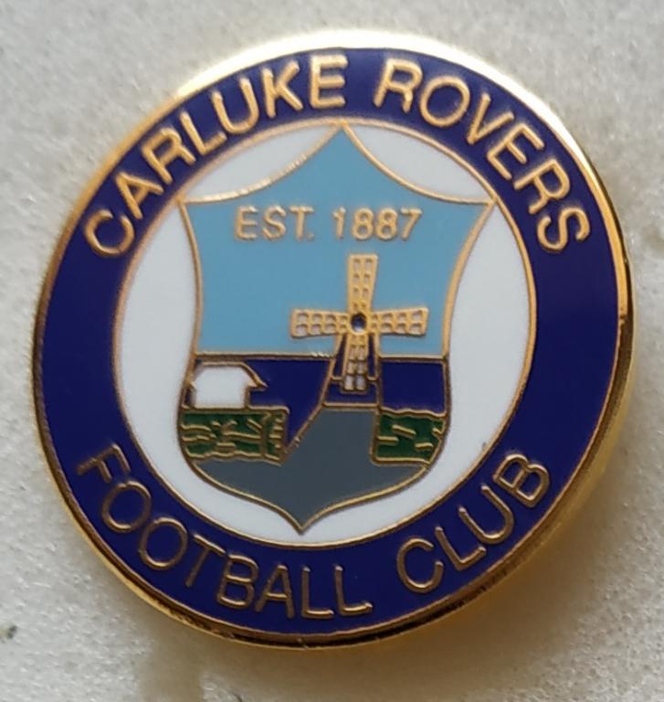 Skotský Carluke Rovers FC, smaltovaný, brooch pin, 25 mm — koupit na ...